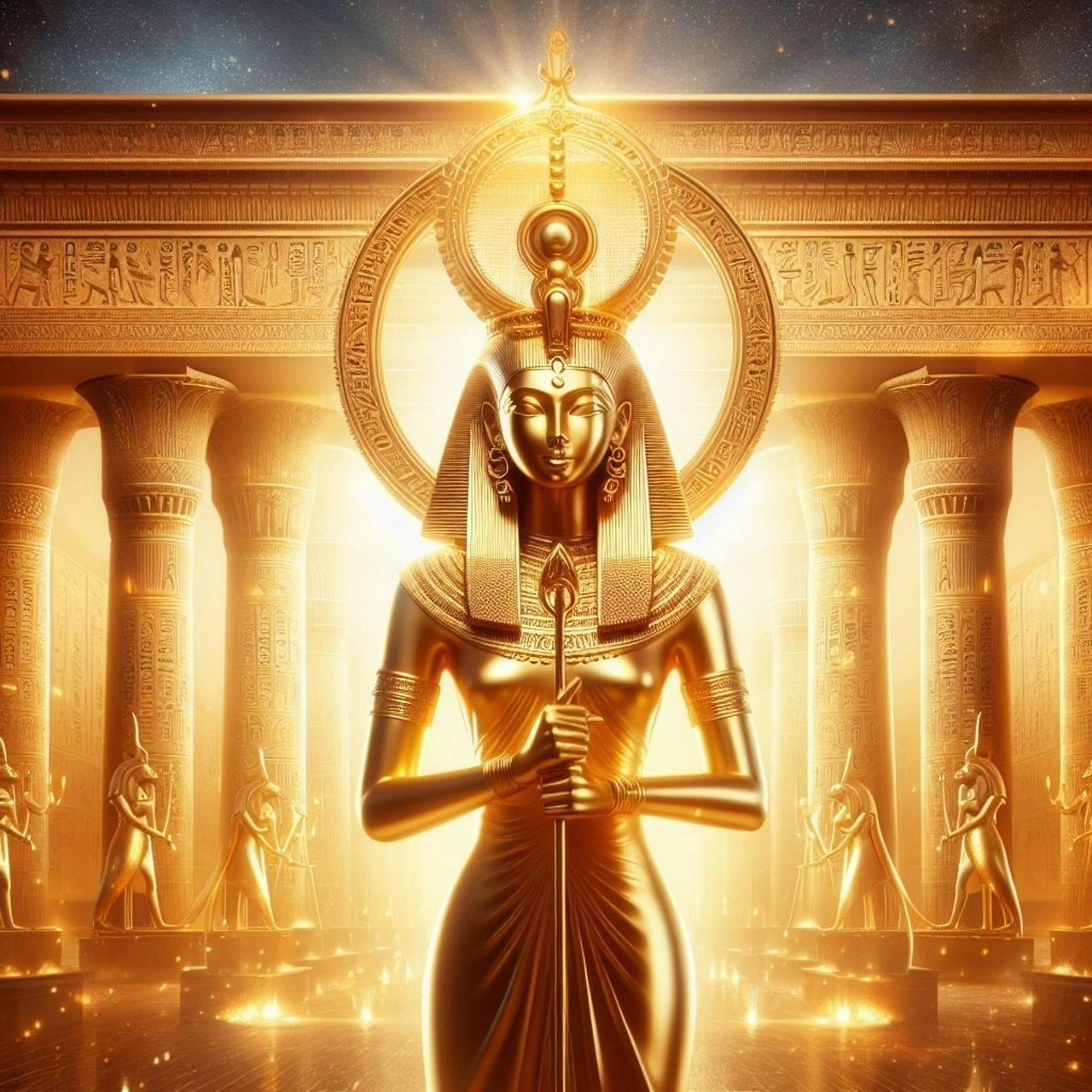 The Flower of Life with Divine Mother Goddess Isis | Small Business ...